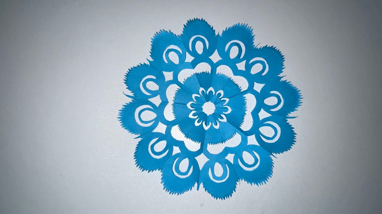 Unique Paper Cutting Design 🌸 | Beautiful DIY Craft Idea - YouTube