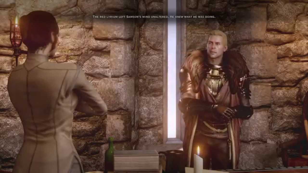 Dragon Age™: Inquisition - Dialogue After Judging Samson [Cullen ...