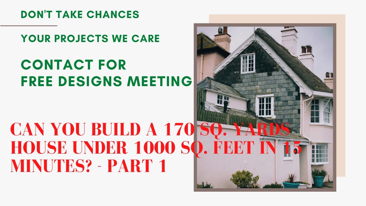 Can you build a 170 sq. yards house under 1000 sq. feet in 15 minutes ...