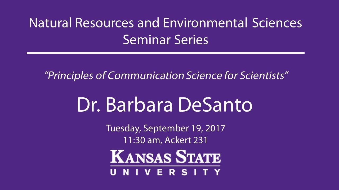 Principles of Communication Science for Scientists - YouTube