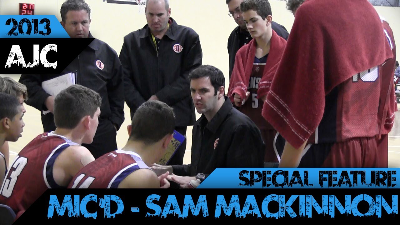 U16 AJC - Mic'd Up - Sam Mackinnon (QLD South Head Coach) - YouTube