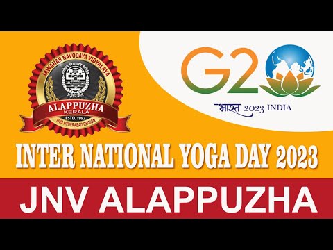 International Yoga Day 2023 Day 2 JNV Alappuzha - YouTube