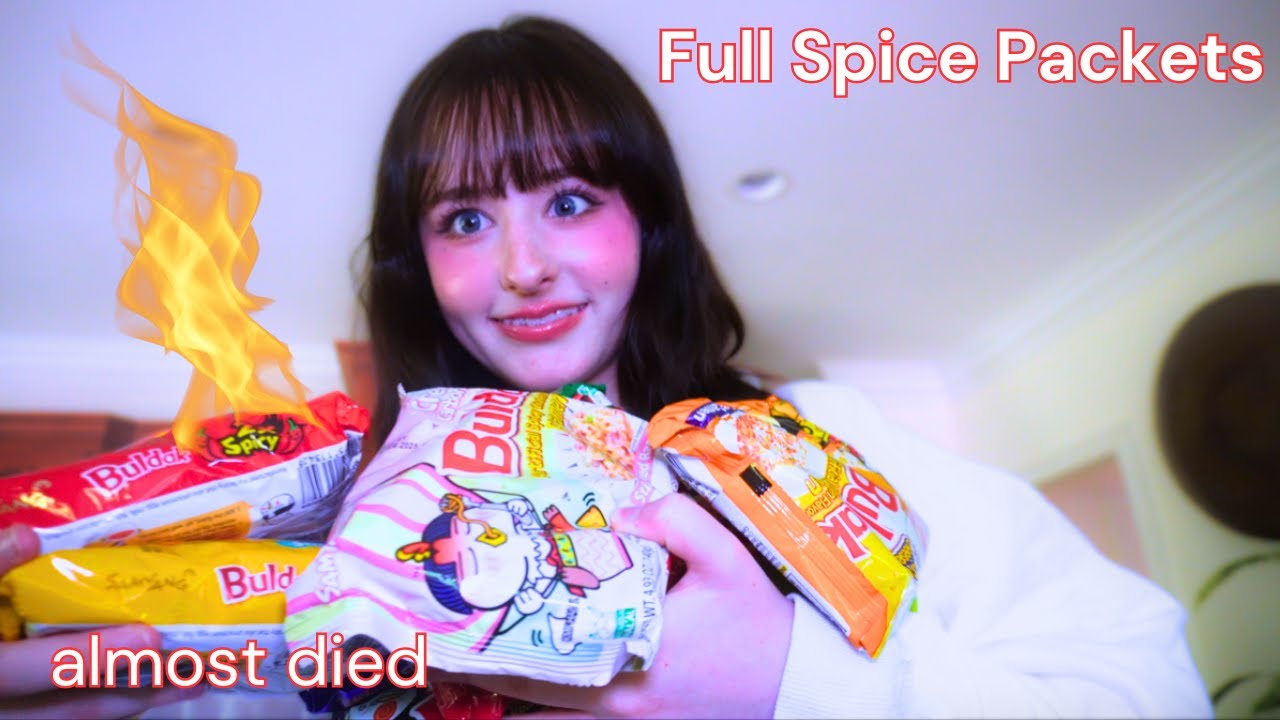 TRYING EVERY FLAVOR OF BULDAK RAMEN | With Full Spice Packets - YouTube