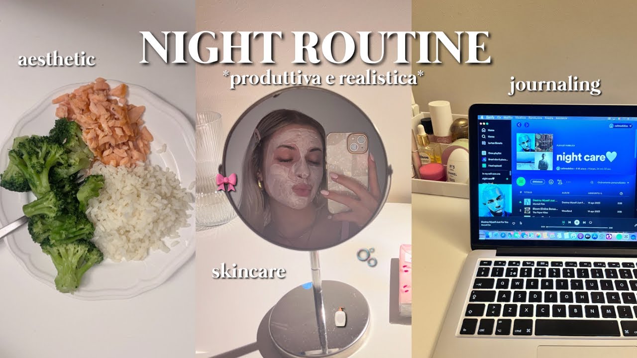 NIGHT ROUTINE 2023♡ I skincare, journaling, chill, selfcare - YouTube