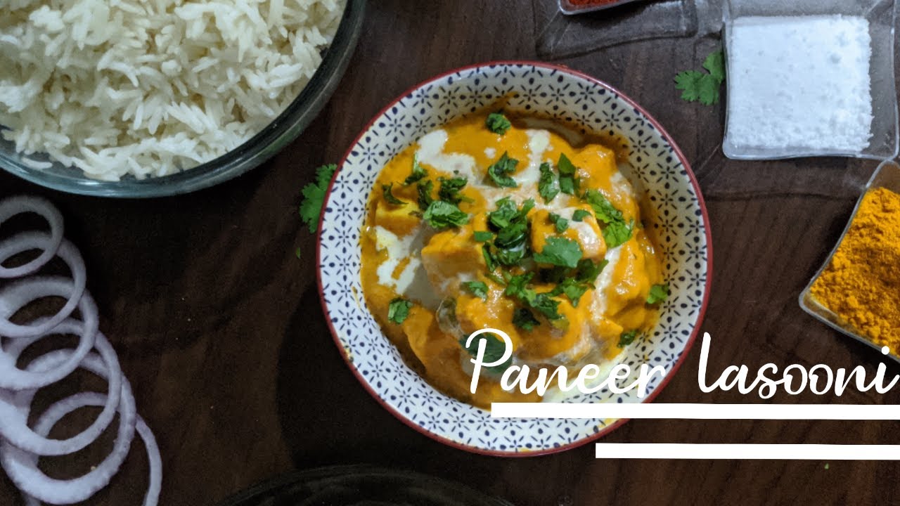How to make Paneer Lasooni recipe/ Garlic Paneer / पनीर लसूनी - YouTube