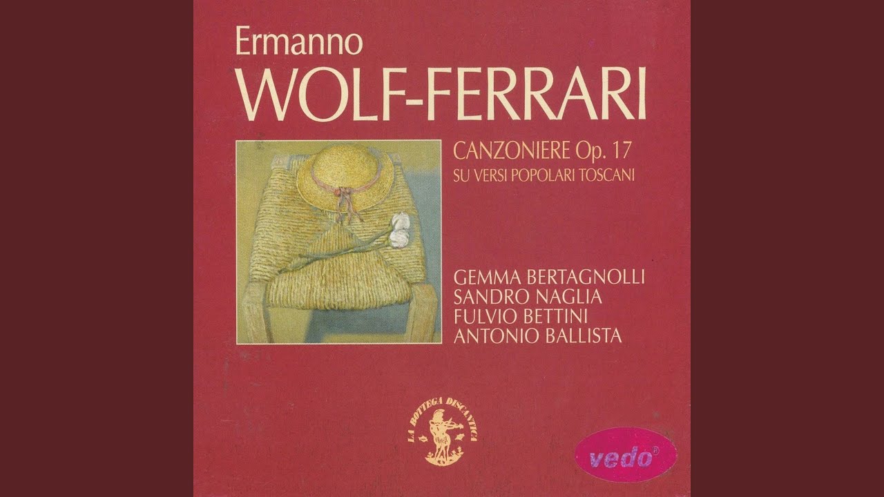 Canzoniere, op. 17 : Canto per soprano - come tu mi fai rabbia quando ...