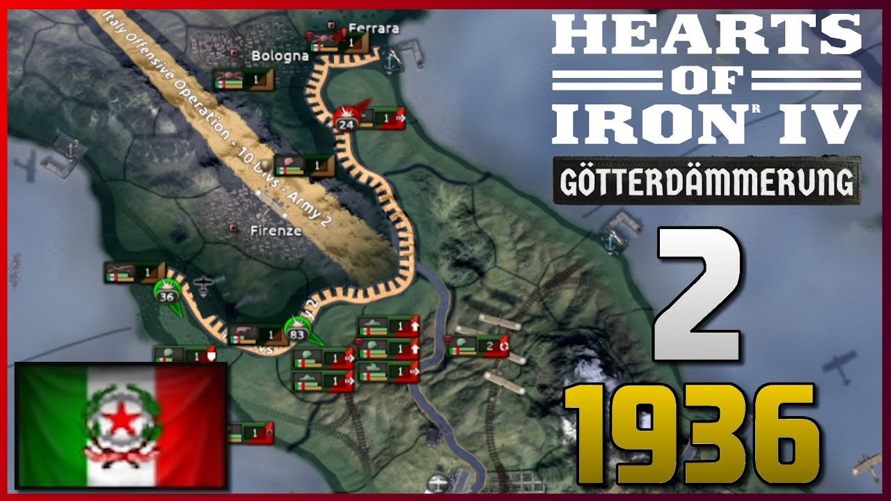 It's 1936 and the Italian Civil War starts! 🟥 HOI4 Götterdämmerung ...