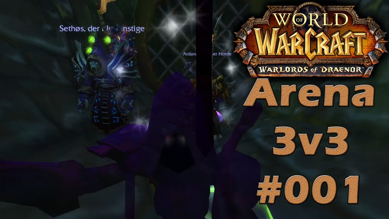 Arena 3v3 #001 - restro druid / affliction warlock / shadow priest ...
