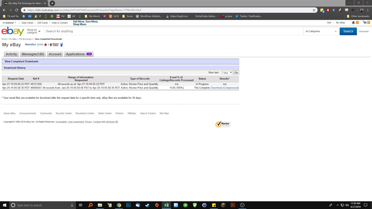 Update Prices and Quantities in Ebay Listings Using File Exchange - YouTube