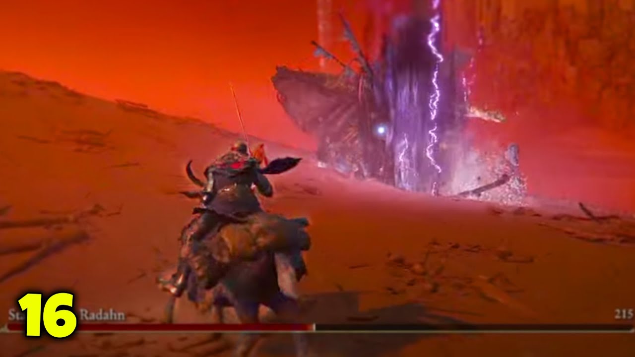 Totally Destroying Radahn... First try..... - Noob Plays Elden Ring ...