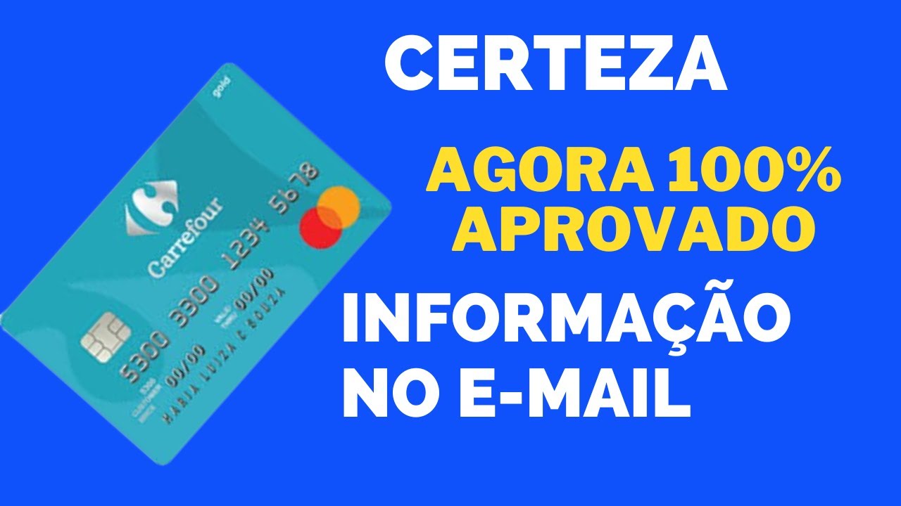 💳CARREFOUR BANCO CSF CARTÃO DE CRÉDITO MASTERCARD OU VISA DESTA VEZ ...