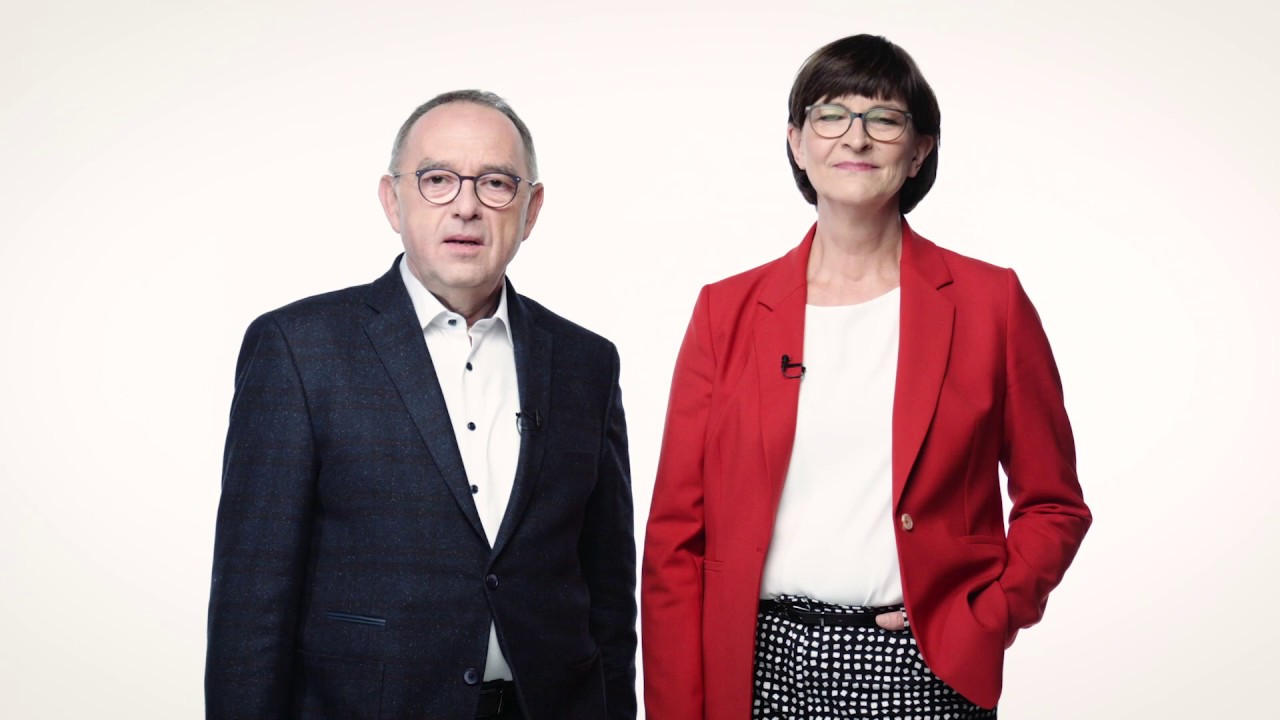 Jetzt abstimmen! Saskia Esken & Norbert Walter-Borjans zum Finale - YouTube