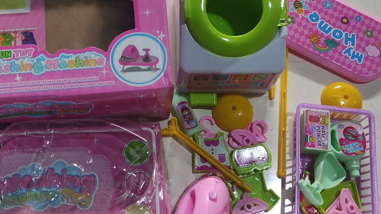 unboxing cute washing machine hello kitty - YouTube