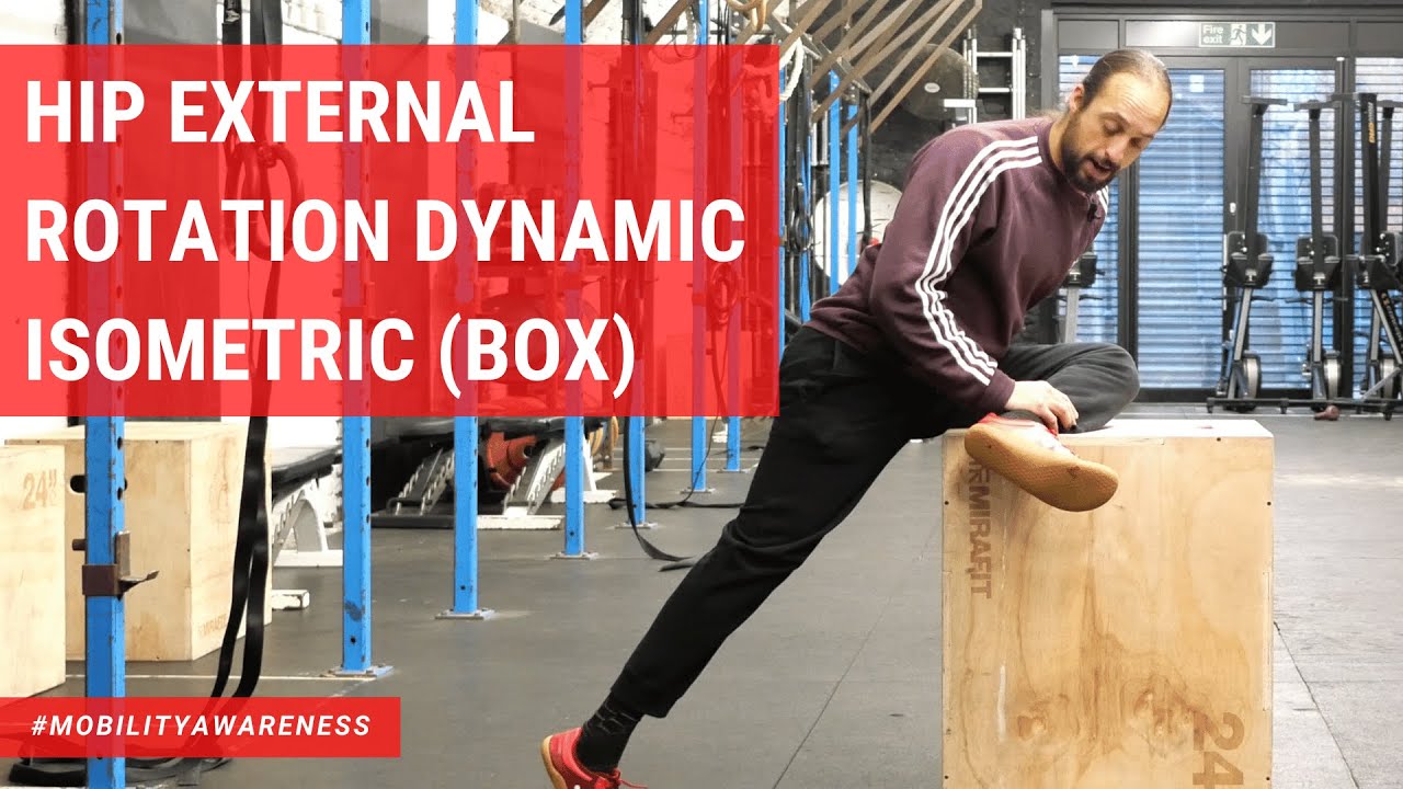 Hip External Rotation Dynamic Isometric - YouTube
