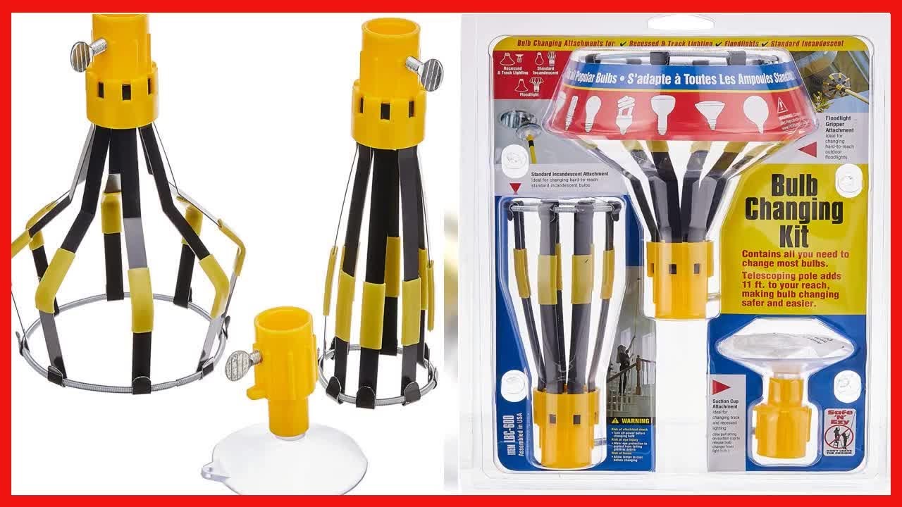 Bayco LBC-600C Deluxe Light Bulb Changer Kit - YouTube