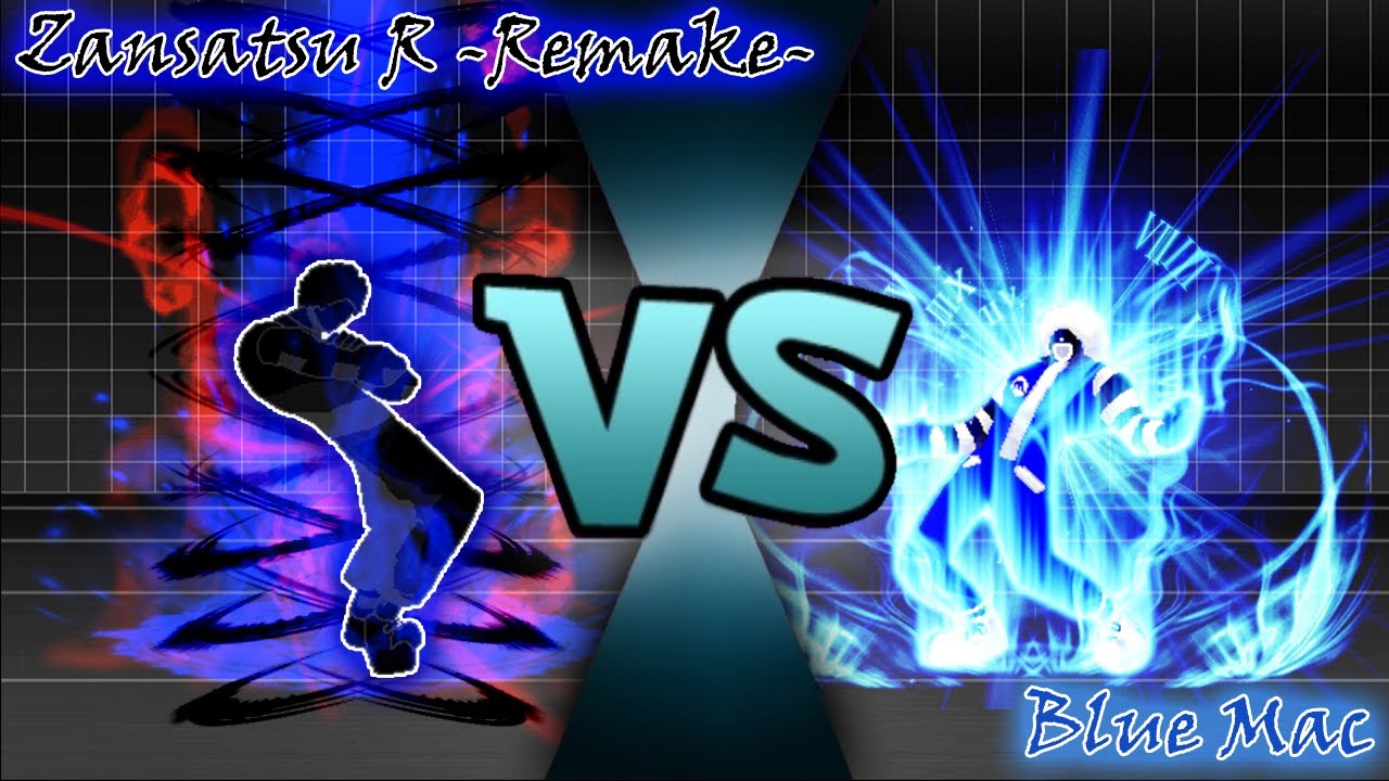 //Mugen// Cheap Match #24 - Zansatsu R -Remake- vs Blue Mac - YouTube