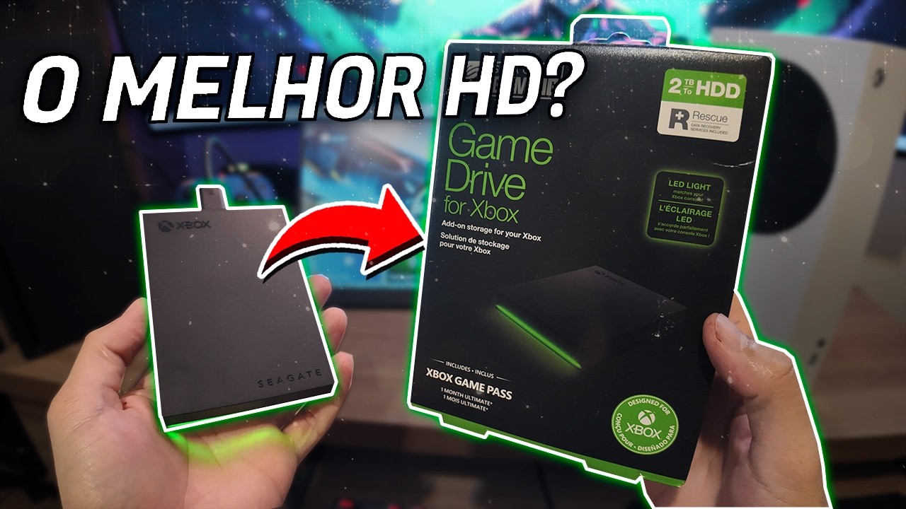 COMPREI o HD externo ORIGINAL do XBOX pra vê se é ISSO TUDO MESMO - YouTube