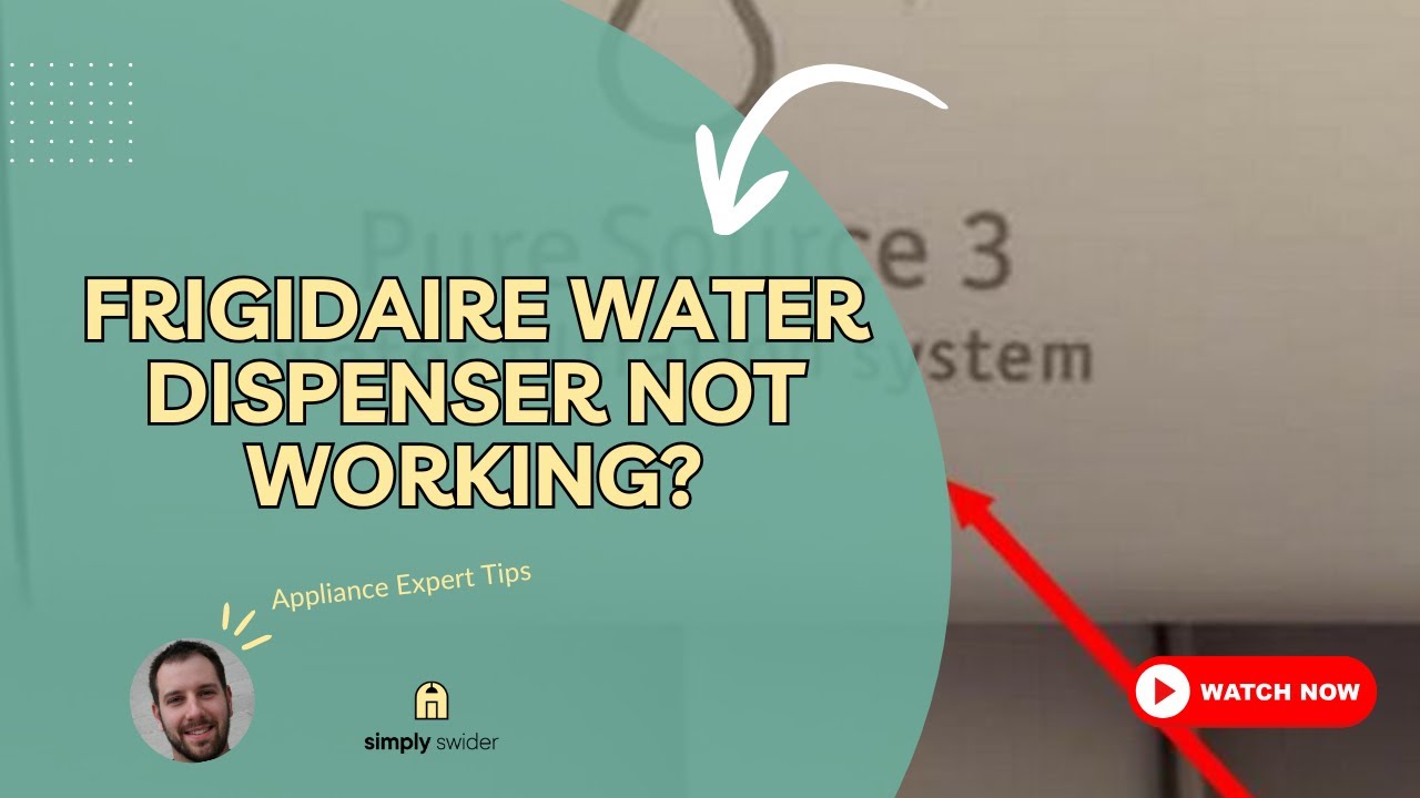 Frigidaire Water Dispenser Not Working? 7 Easy DIY Fixes! - YouTube