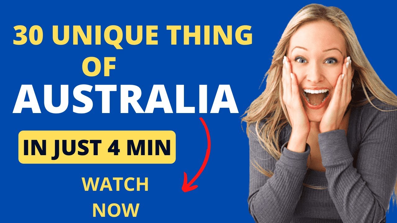 30 Unique things about Australia - YouTube