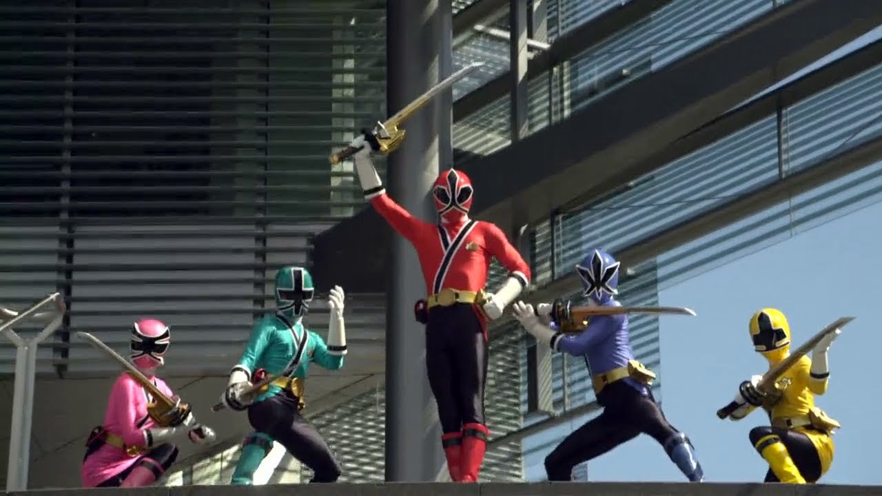 Power Ranger Samurai | Primera transformación y batalla - YouTube