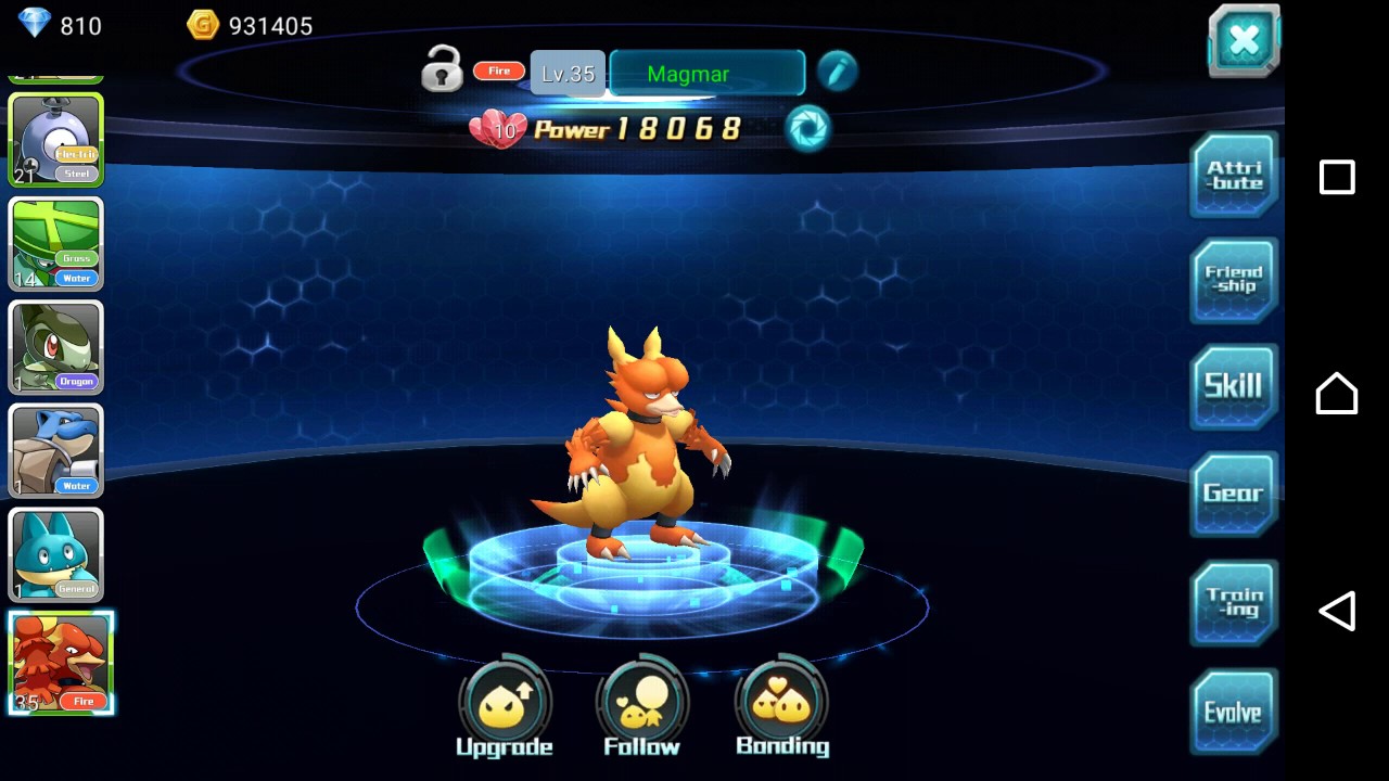 Magby into Magmar Evolves into Magmortar Fate World Pokeland Legend ...