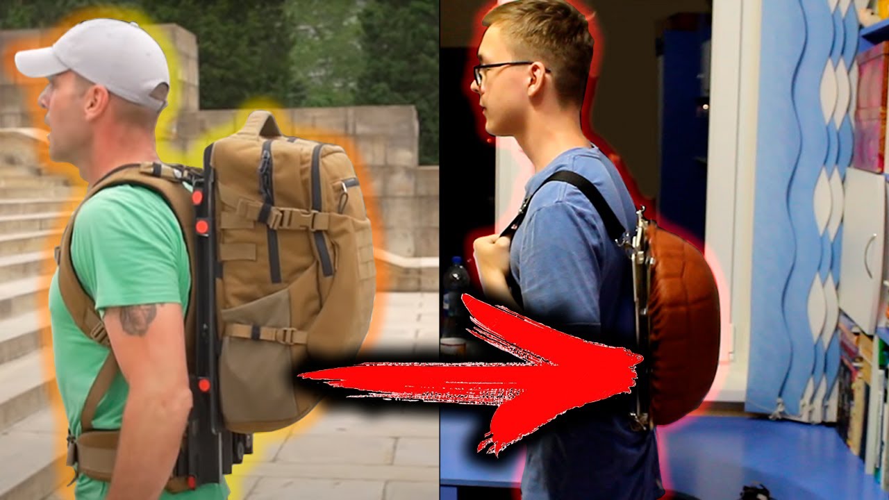 Amazing levitating backpack-turtle from old printers (like Hover Glide ...