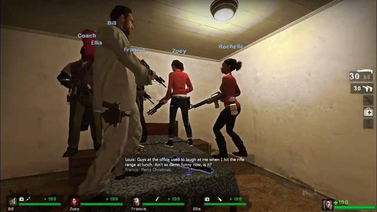 Left 4 Dead 2 - Dam It Campaign With All 8 Survivors Gameplay (L4D1 Beta Animations Read Below ...