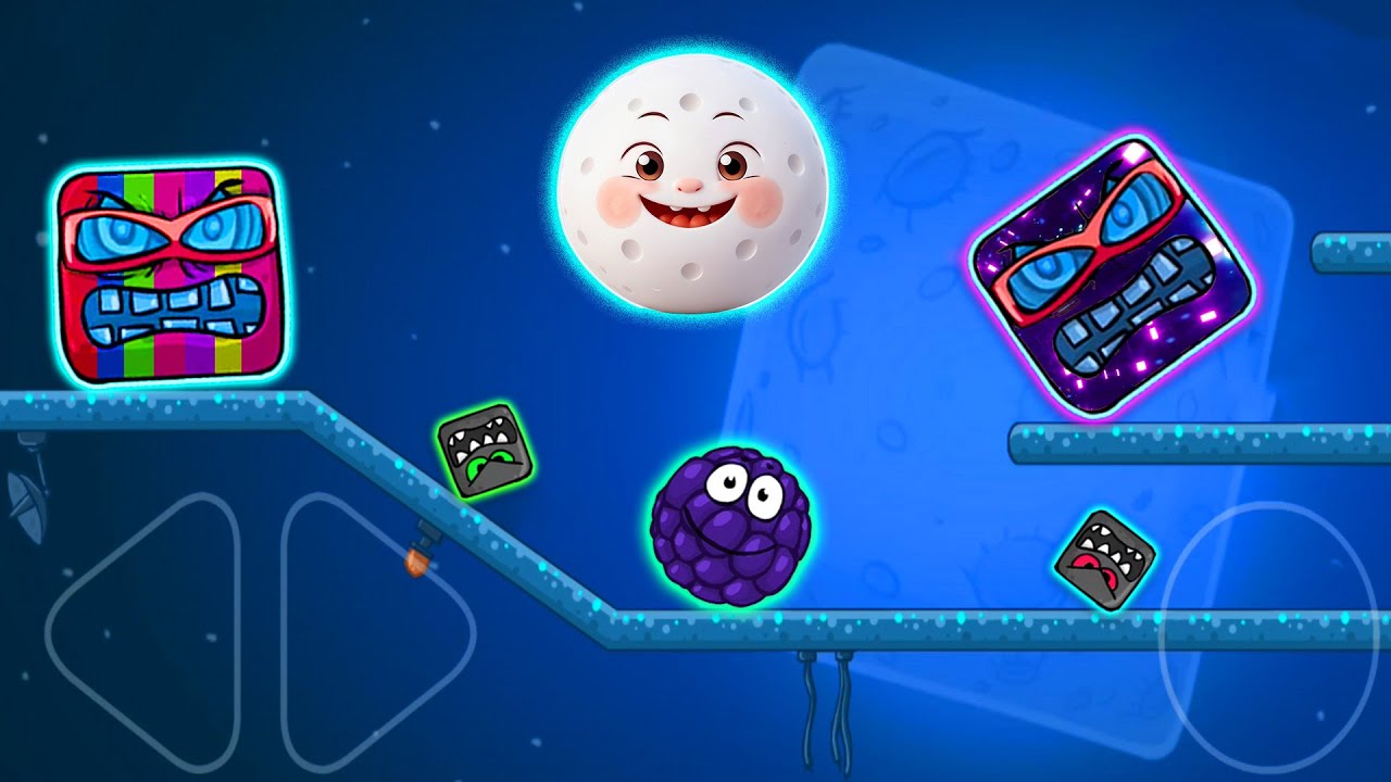 RED BALL 4 - MAGICAL MOON BOSS, DISCO MOON & RAINBOW MOON BOSS VS ...