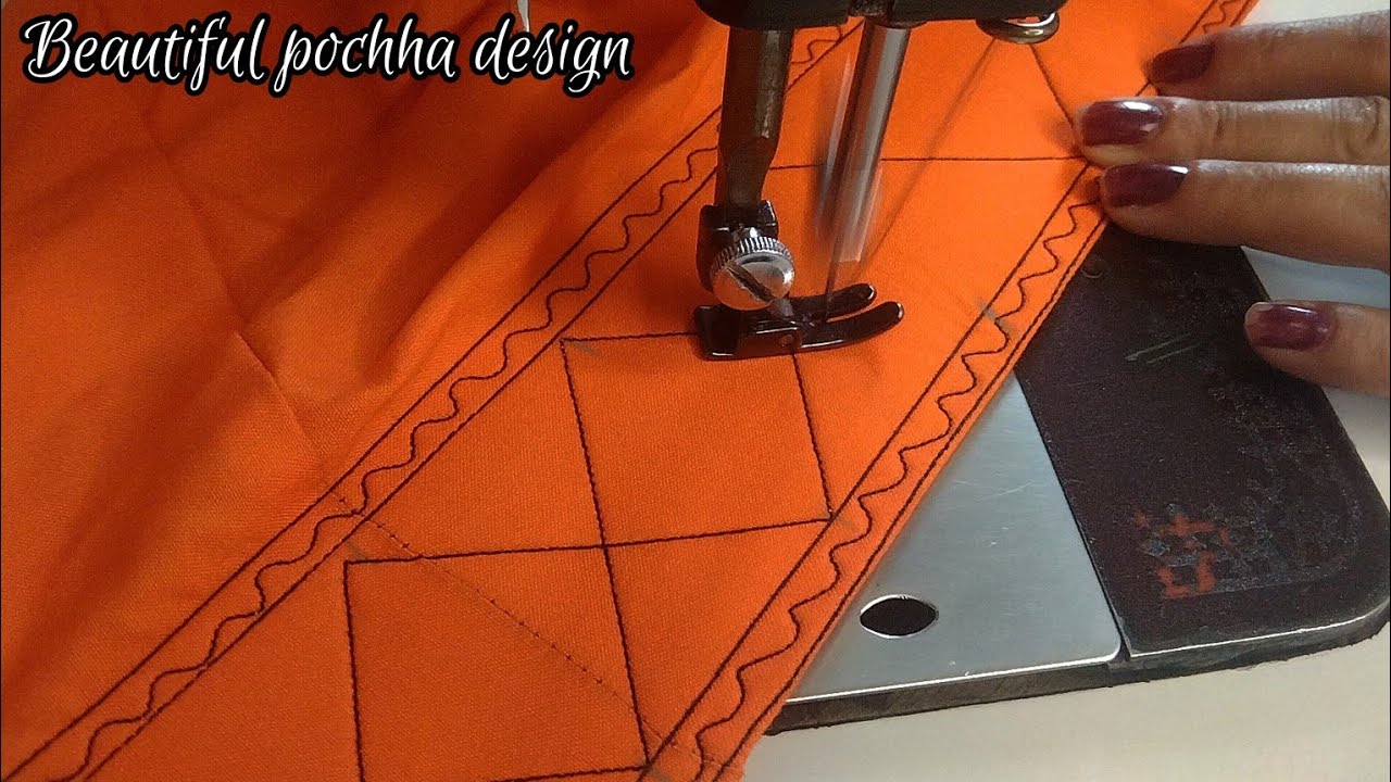 Easy Pocha ka design/dejain #latestpochadesign #pocha #howtomake # ...