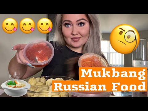 Russian Food Mukbang - YouTube