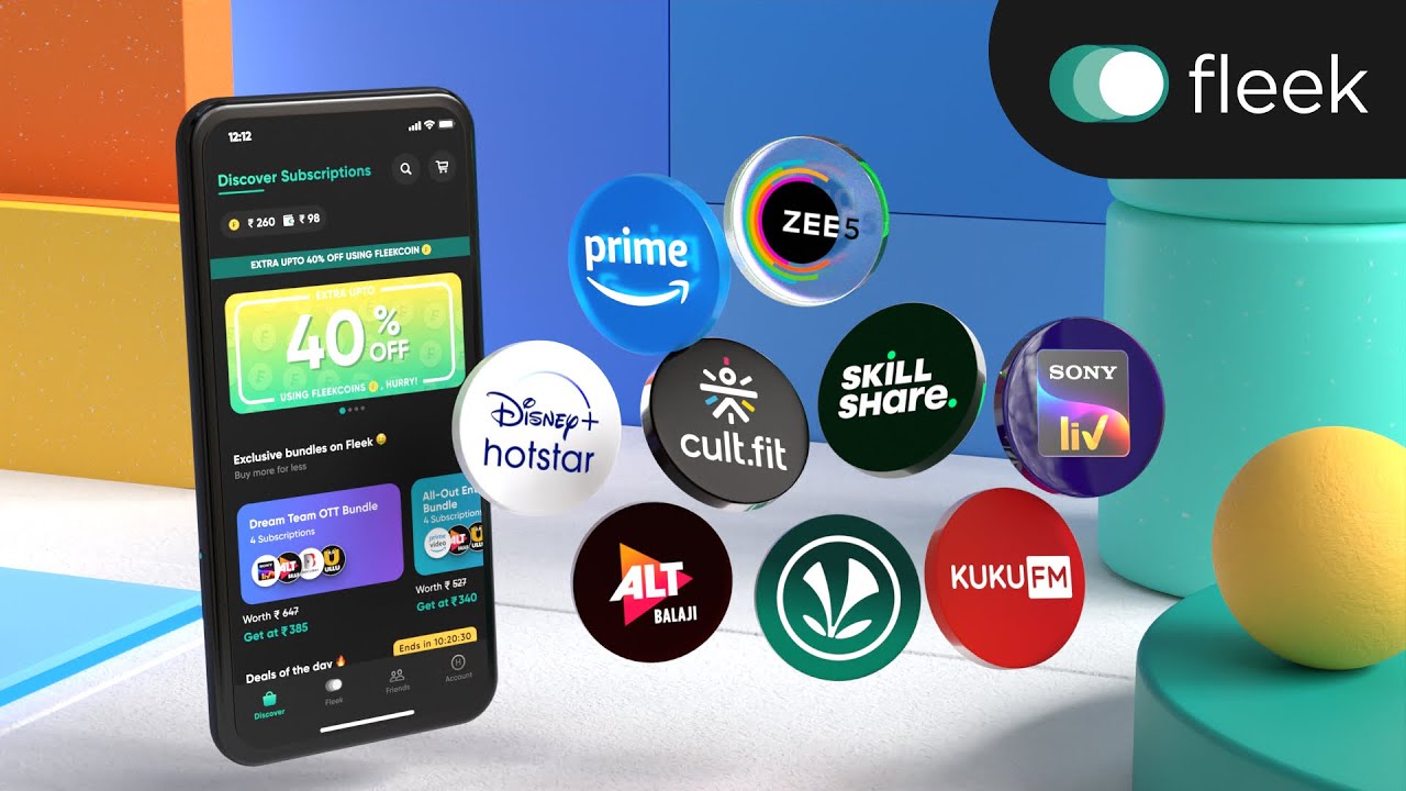 Introducing India’s 1st Subscription Management App - Fleek - YouTube
