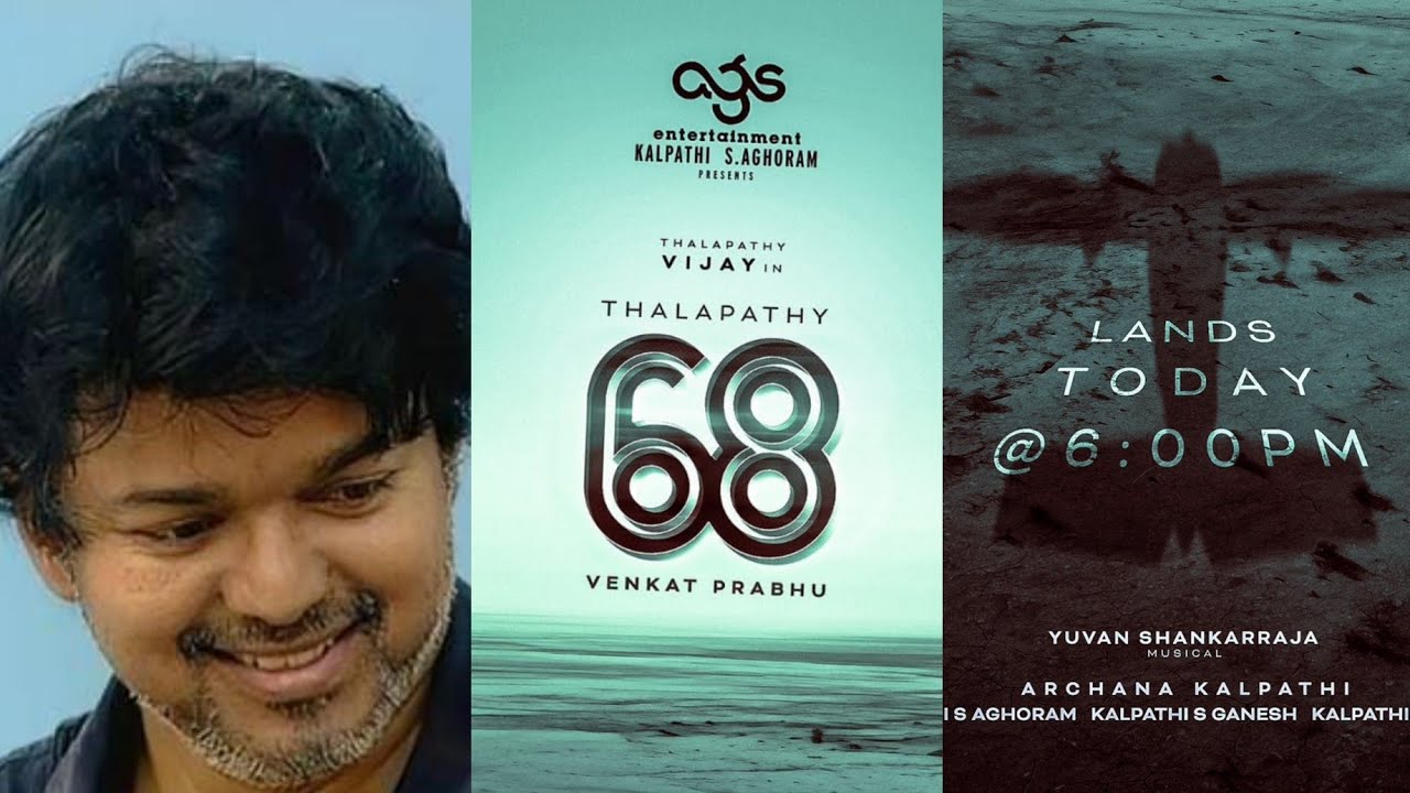 Thalapathy68 🔥 1st look and title announcement | Thalapathy vijay | Venkat prabhu | loop + sci ...