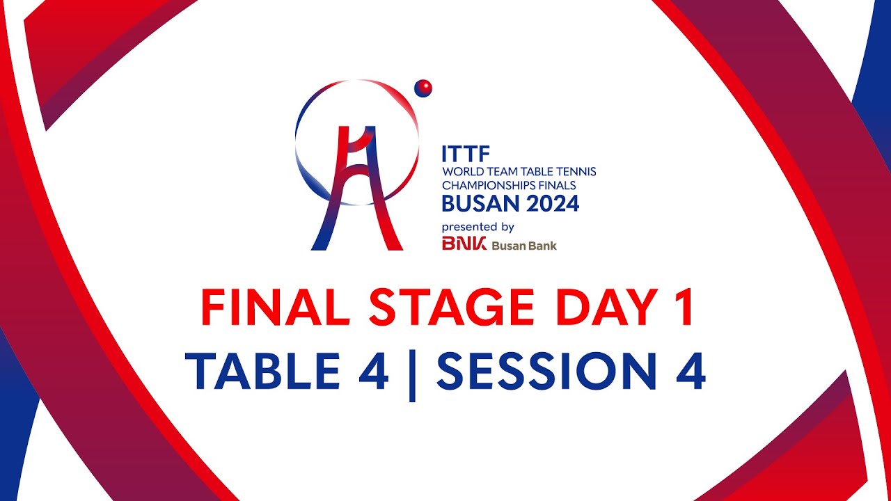 LIVE! | T4 | Day 6 | ITTF World Team Table Tennis Championships Finals ...