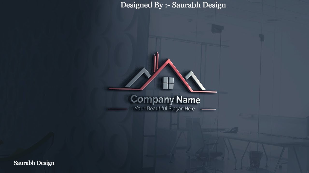 How to simply create a Construction Logo Design | Photoshop Tutorials ...