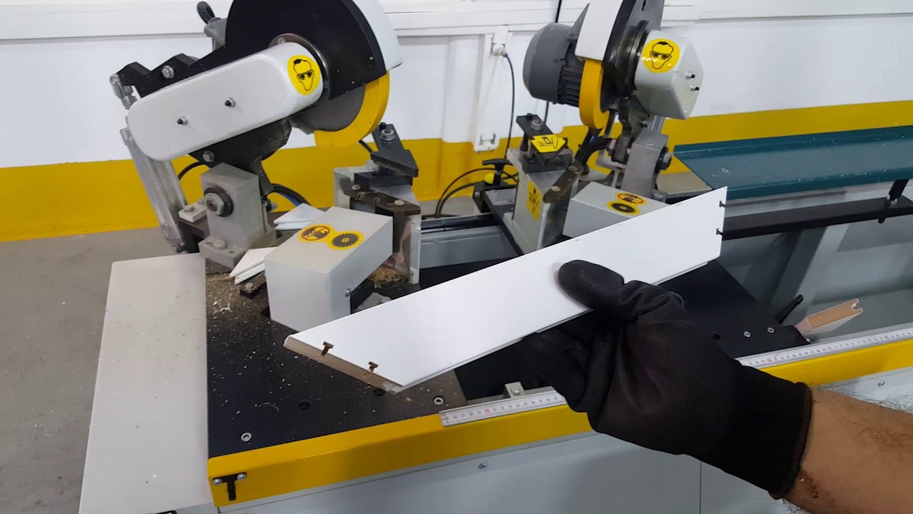 SAHINX 200mm Circle Saw Double Miter Cutting For Frame - YouTube