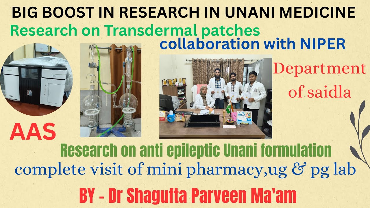 Transdermal patches making machine in UNANI MEDICINE & many more ...