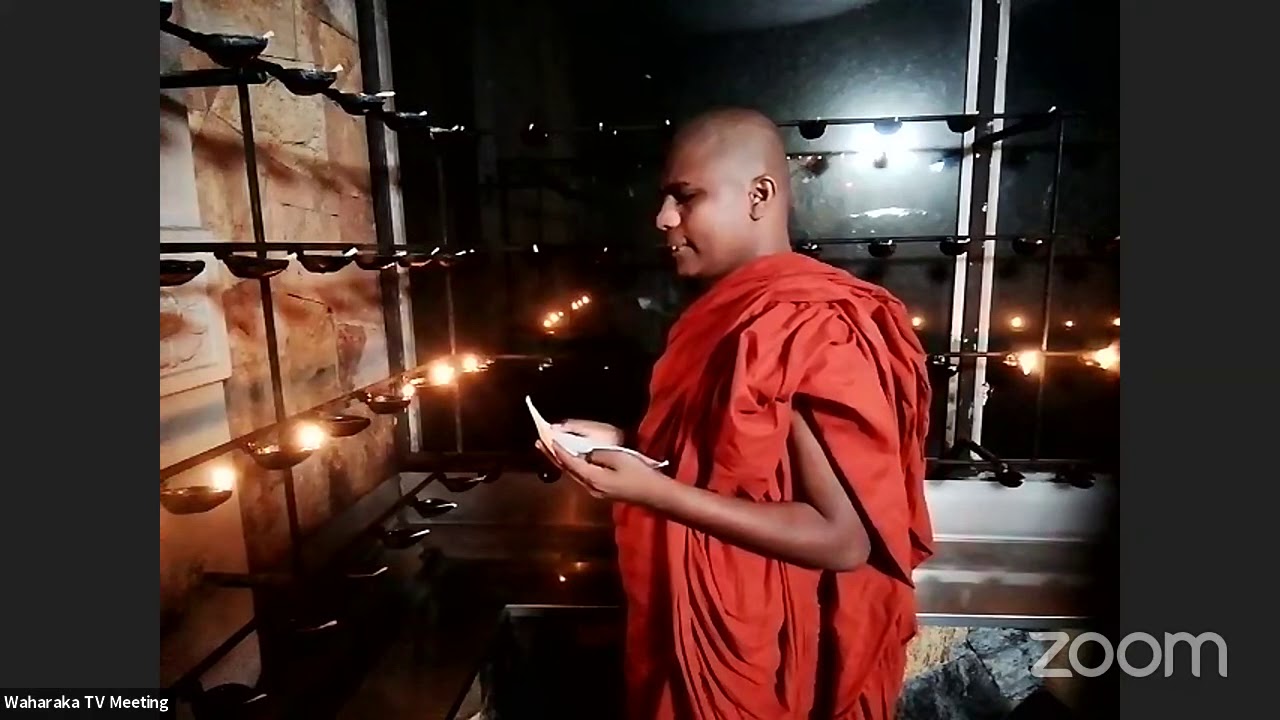 Online Pahan Pinkama at Waharaka Temple on 5th of July 2020 - YouTube