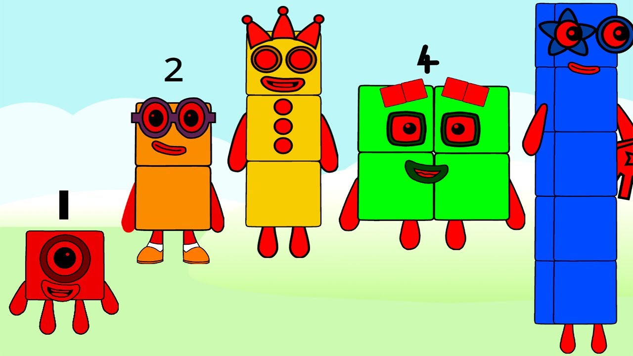 Numberblocks Intro But It's Cursed red eyes - YouTube