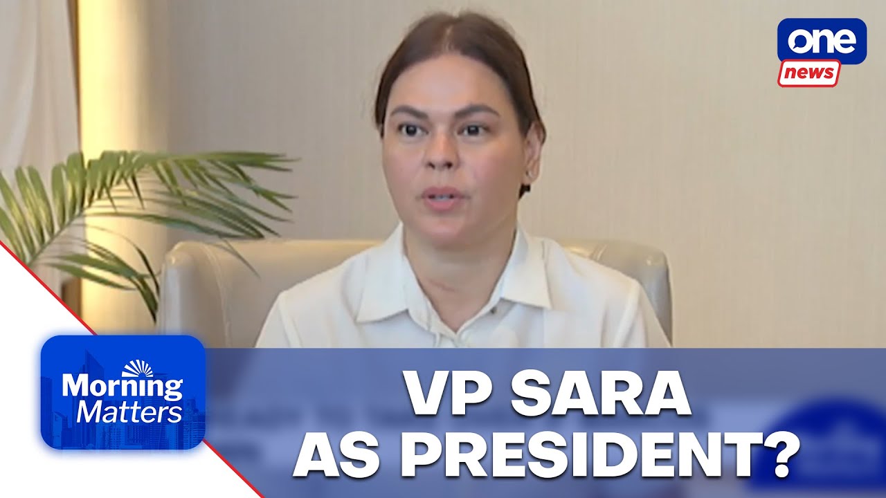 VP Sara ready to take over if Marcos steps down - YouTube