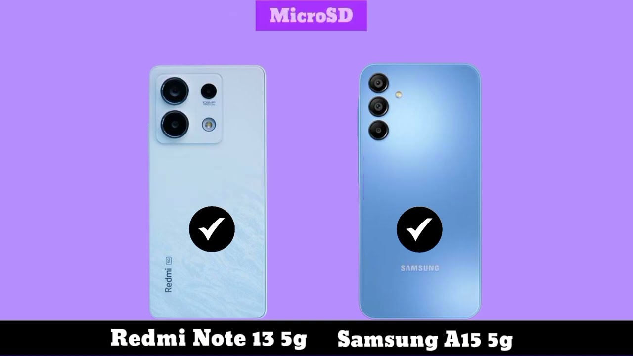 Redmi Note 13 5g Vs Samsung Galaxy A15 5G || which one is better ...