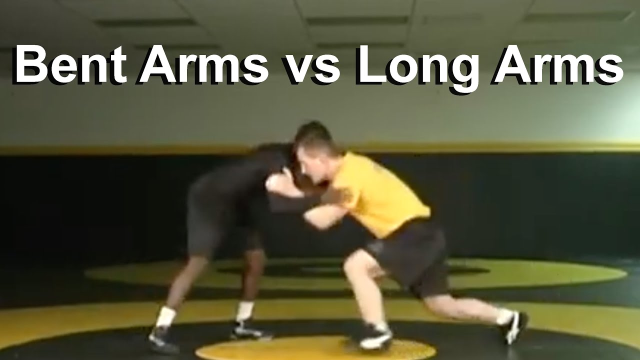 Pushing With Bent Arms vs Long Arms - Cary Kolat Wrestling Moves - YouTube