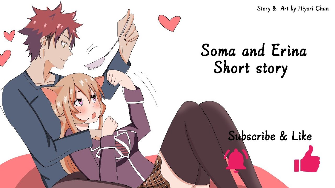 Soma and Erina cat story [shokugeki no soma] - YouTube