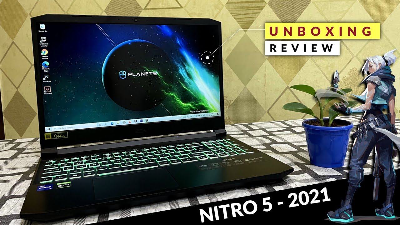 Acer NITRO 5 Unboxing & Review 2021 | GAMING Test ACER NITRO 5 ...
