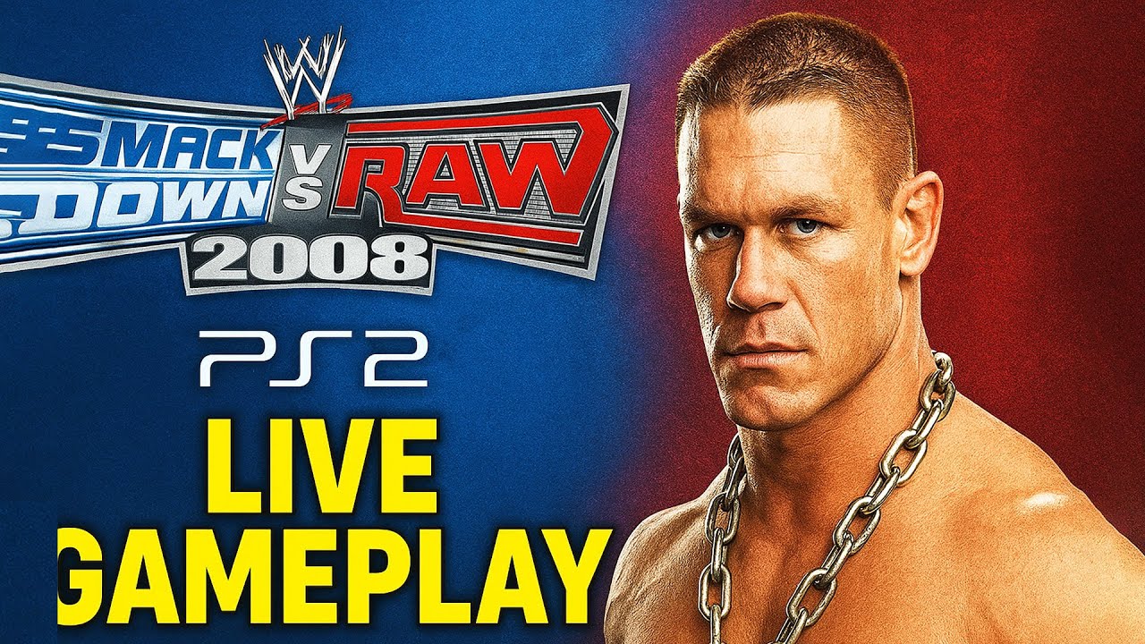 WWE SmackDown vs Raw 2008 PS2 🎮 | The Most Unique WWE Game Ever? | Live ...