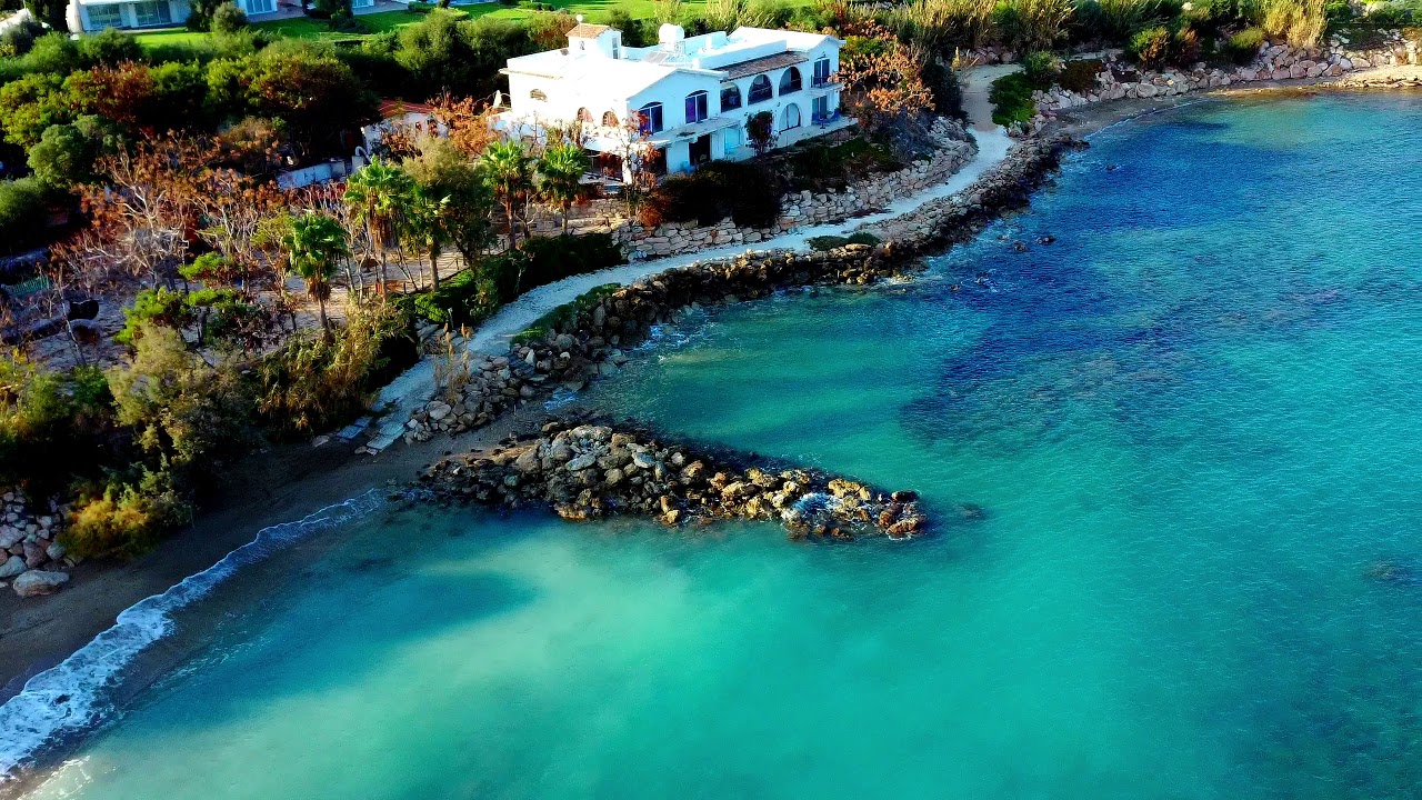 Sirena Bay in Cyprus From Above - YouTube