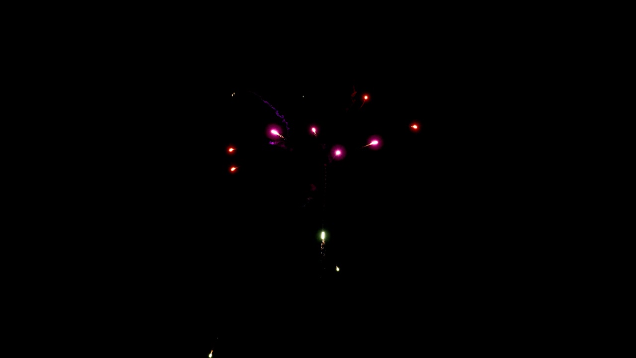 T1-CB20-25-07 Pastel Color Crossette w Red Base - Pyrotrade Fireworks ...