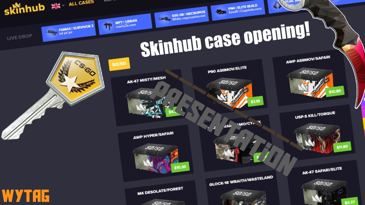 Présentation du site Skinhub - YouTube