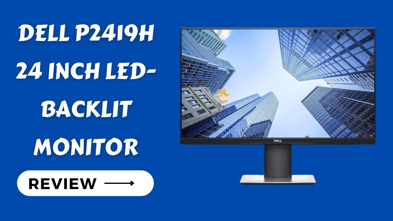 Dell P2419H 24 Inch LED-Backlit IPS Monitor: Crisp and Clear Visuals ...