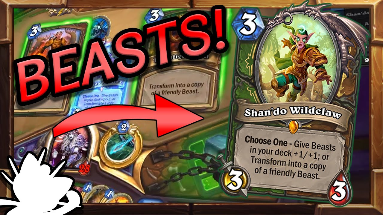 Shan'do Wildclaw is a BEAST! | Beast Hunter | Wild Hearthstone ...