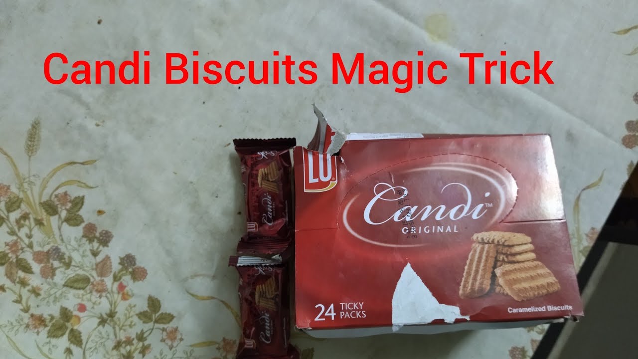 Candi Biscuits Magic Trick - YouTube